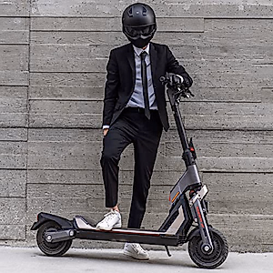 Segway SuperScooter GT2P Electric Scooter, Up to 55.9 Miles and 43.5 MPH, E Scooter Adults for Commuting w/t 11" Anti-Puncture Tubeless Tires, 2WD, Transparent Display, Suspension System