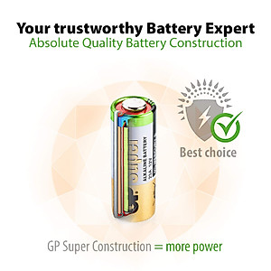 GP 23AE Ultra 23 A 12 V High Voltage Alkaline Battery (x10)