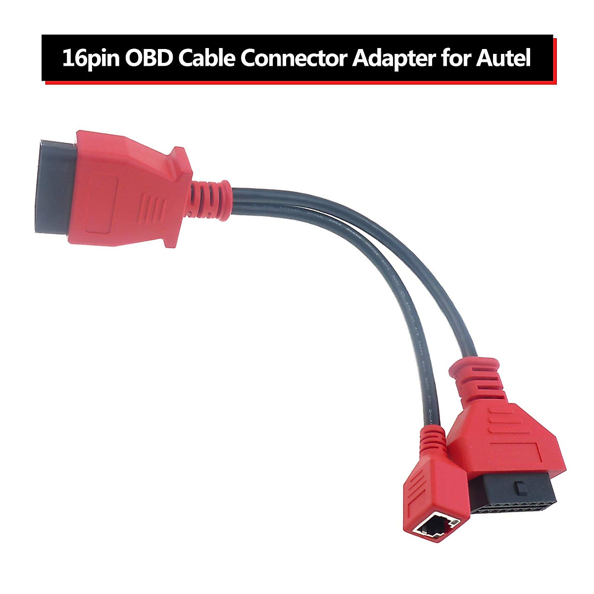 OBD2 Cable Connector for Autel MaxiSYS Pro MS908P Scanner Adapter, Programming Cable for BMW, 16Pin OBD II Adapter Connector Cable Scan Tool
