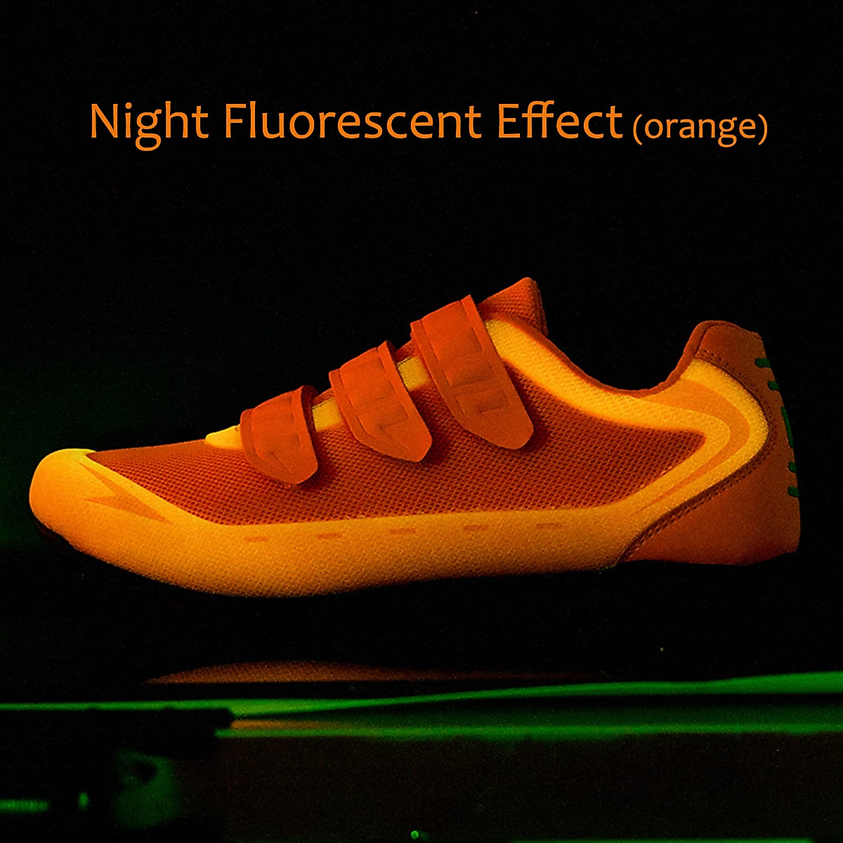 Mens Womens Indoor Cycling Shoes Compatible with Peloton Bike Shoes Cycling Shoes with Delta Cleats Clip Outdoor Pedal SPD Road Bike Shoes,Orange