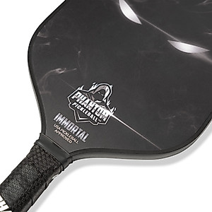 Pickleball Backpack Professional Tour Bag and Immortal 16mm Carbon Fiber Wide Body Pickleball Paddle