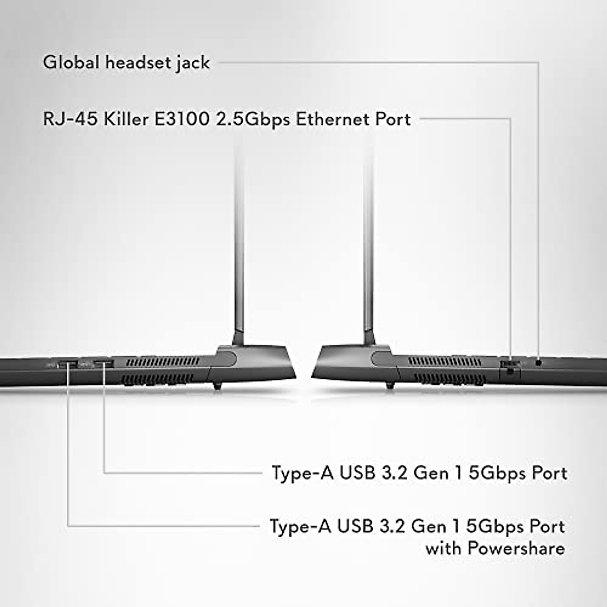 Alienware m15 R7 Gaming Laptop - 15.6-inch QHD 240Hz 2ms Display, Intel Core i7-12700H, 16GB RAM, 512GB SSD, NVIDIA GeForce RTX 3070 Ti 8GB GDDR6, HDMI, USB-C, Wi-Fi 6, Windows 11 Home - Black