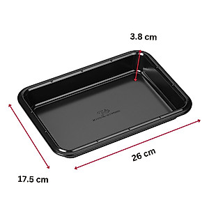 Tala Performance, Brownie Pan, Professional Gauge Carbon Steel with Whitford Eclipse Non-Stick Coating, Cake Tin, 29.4 x 19.1 x 4cm