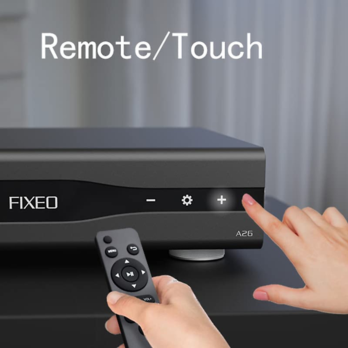 Gustard A26 MQA Decoder Dual AK4499EX & AK4191 Support DSD512 PCM768K MQA384K DAC-A26 with Streamer/Renderer (33 * 26 * 6.5cm, Silver, 1)