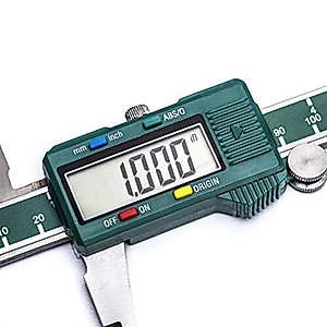 SATA 150MM Electronic Micrometer Caliper Professional Precision Measuring Tool with Large Digital Display and Stainless-Steel Body - ST91511SC