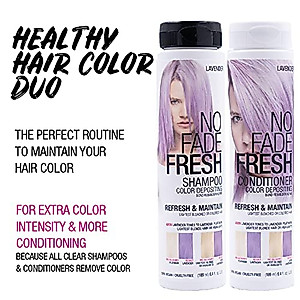 Lavender Hair Color Depositing Shampoo Semi Permanent Hair Color with BondHeal Bond Rebuilder - Light Purple Hair Dye