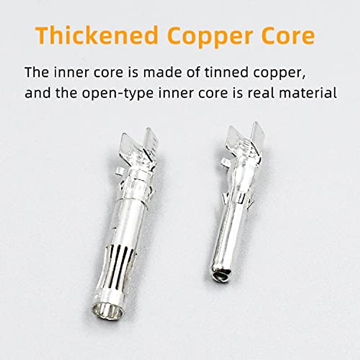 Witproton Solar PV Connector IP68 1500V 40A Hollow Tinned Copper Terminal Black 5 Pairs (2.5mm2~6mm2 (14AWG~10AWG))