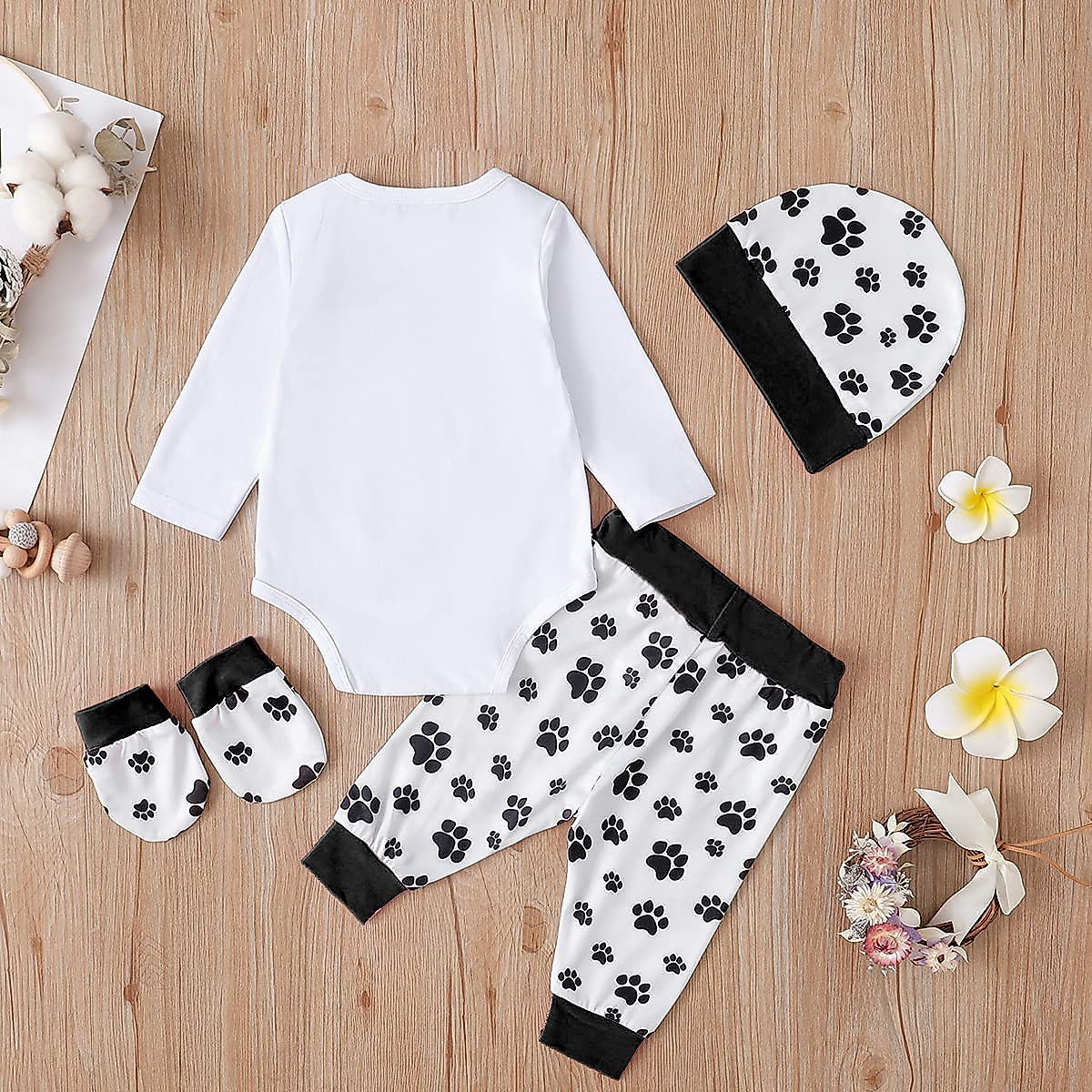 Aslaylme Newborn Boy Outfits Baby Coming Home Outfit Going Home Outit Baby Boy Bodysuit (Black Long,0-3 Months)