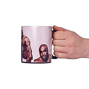 Barry Wood Gag Gift - Basic Black Collectible Mug for Adult - Funny Color Changing Mug Gift for Boss - Heat Changing Mug - Office Gag Gifts - Best White Elephant Gift