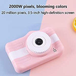 LINXHE Kids Camera- 20MP Camera for Kids with 3.5 inch Large Screen, 1080P HD Digital Video Cameras for Toddler Children's Birthday with 32GB SD Card, SD Card Reader (Color : Blue)