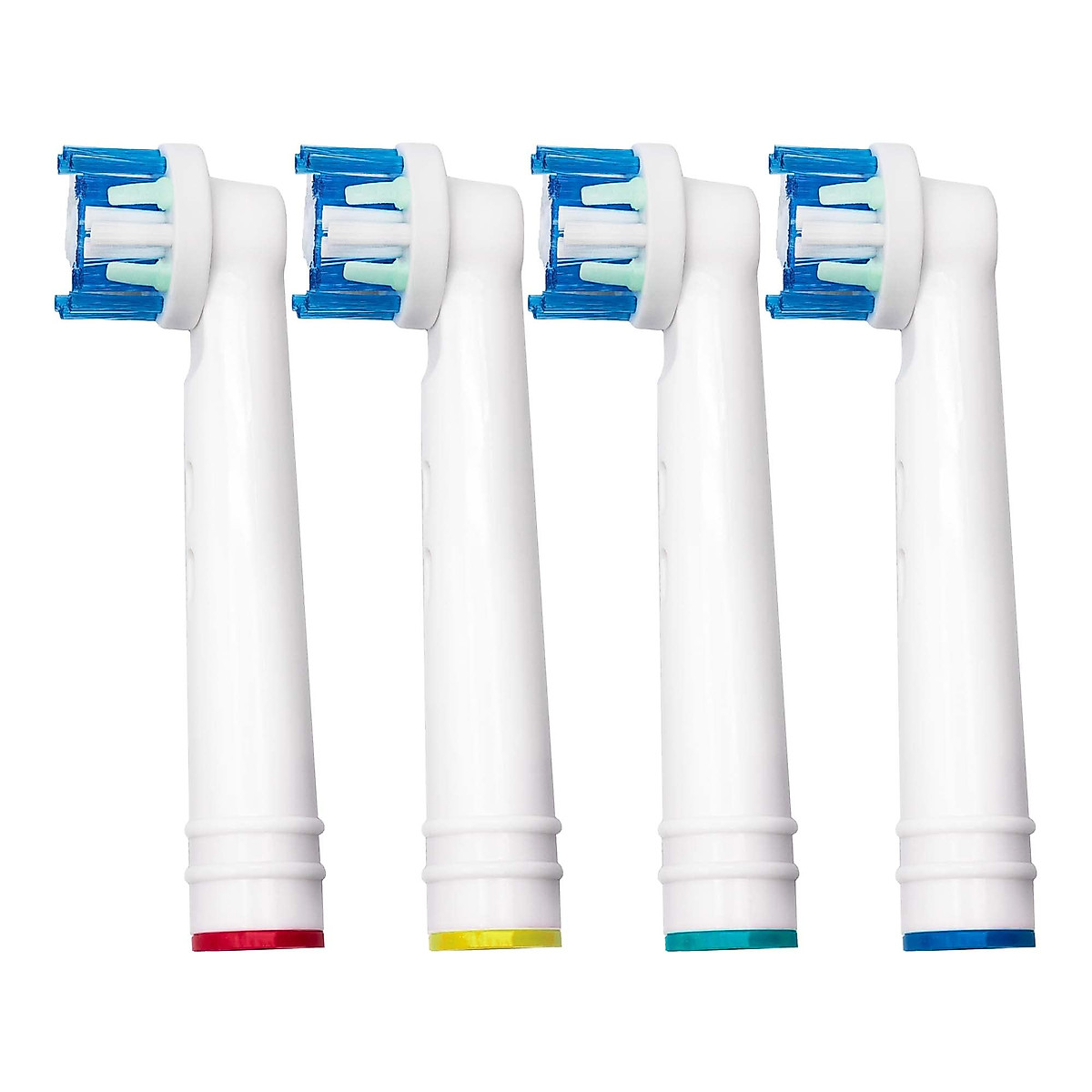 Flossing Action Replacement Brush Heads, Compatible with Braun Oral-B Electric Toothbrush - 4 Pack