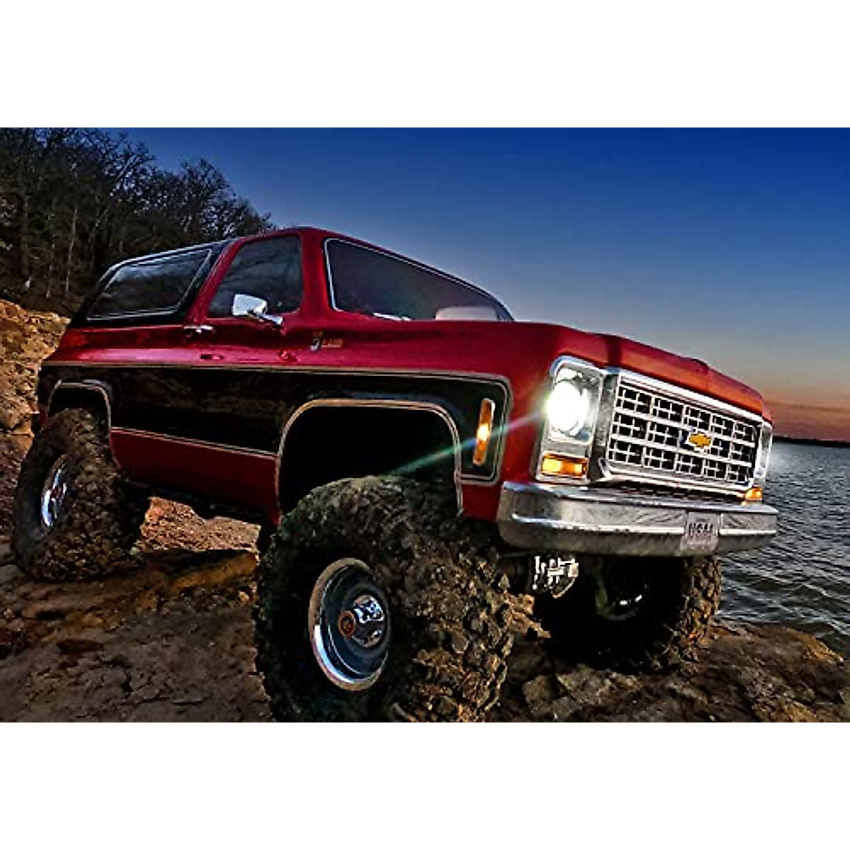 Traxxas 8038 Radio Control TRX-4 Chevrolet K5 Blaser Realistic Waterproof Bright LED Full Light Kit with High and Low Headlight Function