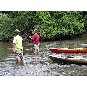 Made in The USA Kayak Paddle Leash/Gear Leash with Cord Stop (OD Green)