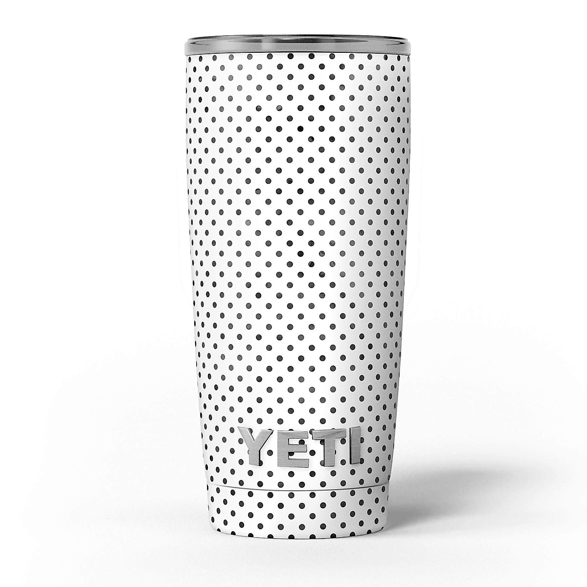 Design Skinz Black and Gray Fade Polka Dots - Skin Decal Vinyl Wrap Kit Compatible with The Yeti Rambler Cooler Tumbler Cups