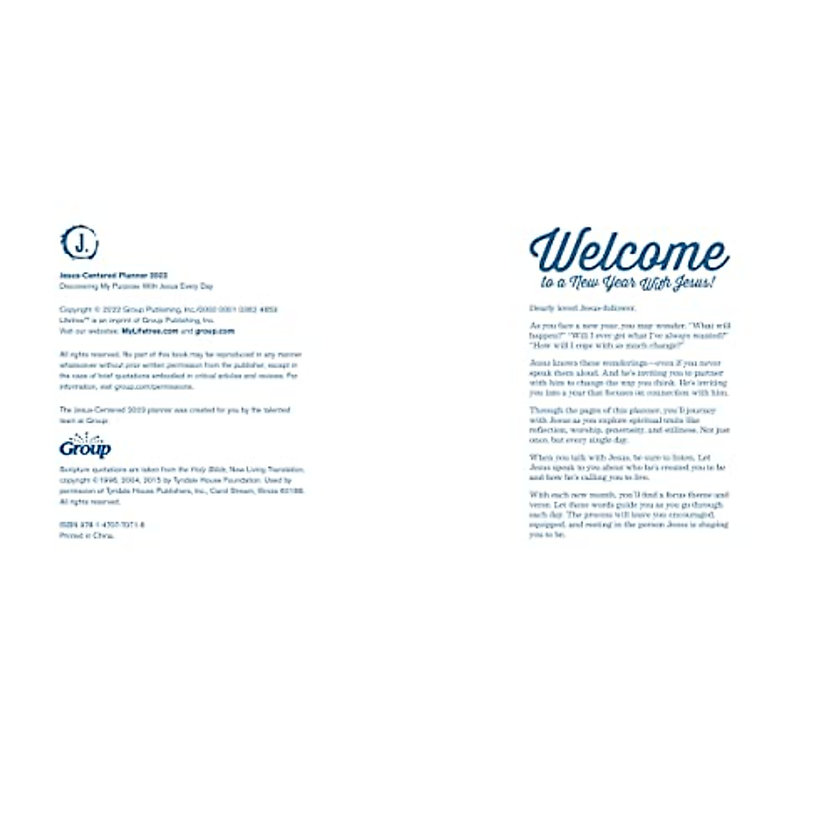 Jesus-Centered Christian Planner 2023: Discovering My Purpose With Jesus Every Day