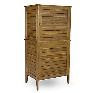 Homestyles Maho Storage, Large Cabinet, Brown