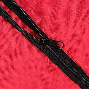 Collapsible Trolley Bags Collapsible Trolley Bags with Wheel Folding Shopping Cart Tote Grocery Pouch for Vegetables Fruit Goodies Organizer Red Trolley Folding Shopping Bag