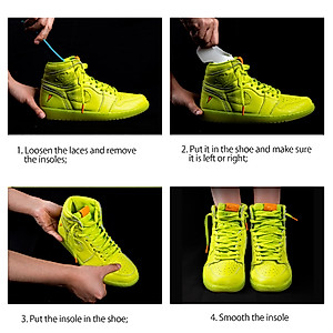 TUPEED 6 Pairs Boot Crease Preventers, Anti-Wrinkle Shoe Protectors for Air Jordan, Sneakers, Boots & Casual Shoes, Women's US Size 5-9