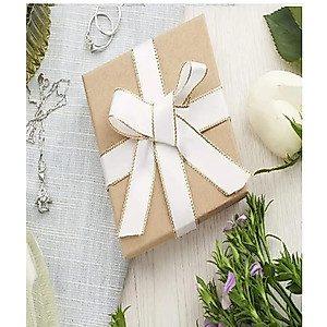 6 Pack Cotton Filled Brown Color Paper Cardboard Jewelry Necklace Bracelets Watch Gift and Retail Boxes Size 7 1/8" x 5 1/8" x 1 1/8" Inch - by R J Displays (Brown Kraft)