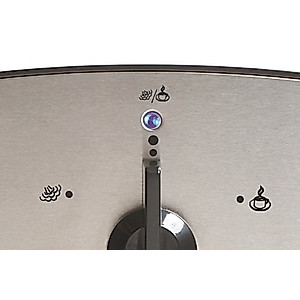 Capresso 117.05 Stainless Steel Pump Espresso and Cappuccino Machine EC50, Black/Stainless