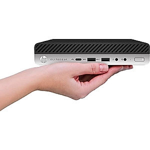 HP EliteDesk 705 G4 Mini Desktop Computer: AMD Quad-Core Ryzen 5 Pro 2400GE upto 3.8GHz, 8GB DDR4 RAM, 256GB SSD, Windows 10 Pro (Renewed)
