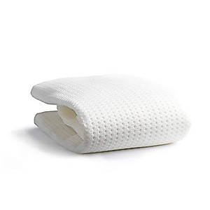 Lullaby Earth Breathe Safe Air Breathable Crib Mattress Pad, Removable Mattress Cover with Waterproof Layer for Baby and Toddler Beds, Standard Crib Size