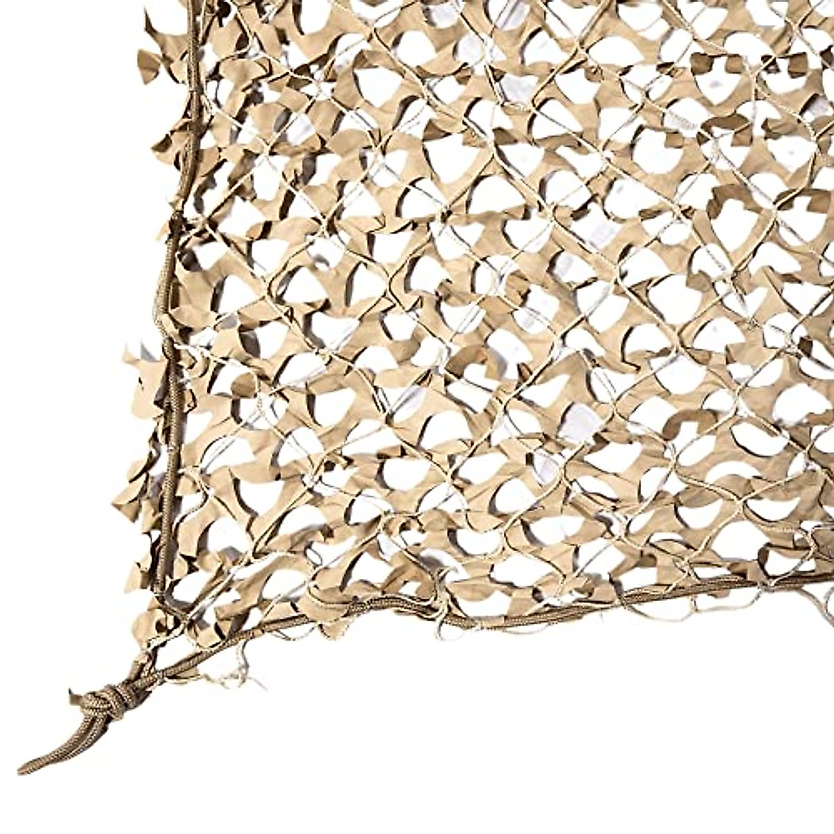 CamoSystems Premium Series Camouflage Military Spec Net with Mesh Netting Attached, Large, 9'10" x 19'8", Desert - Light Tan/Tan