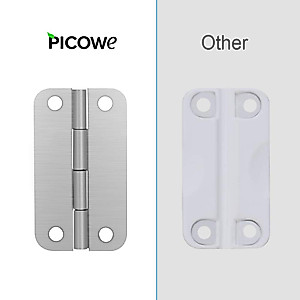 Picowe 3 Pack Cooler Hinges for Igloo Ice Chests, Cooler Stainless Steel Hinges Replacement Set with Screws