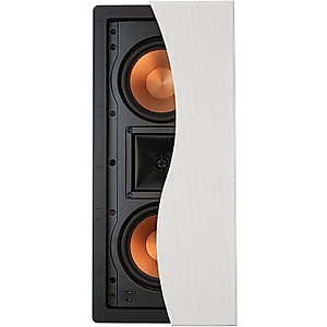 Klipsch R-5502-W II in-Wall Left, Center or Right (LCR) in-Wall or in-Ceiling Speaker Three-Pack