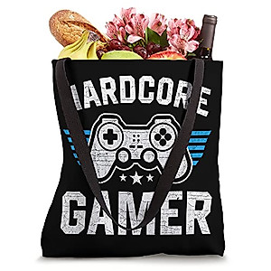 Hardcore Gamer Funny Gaming Video Games Boys Teens Tote Bag