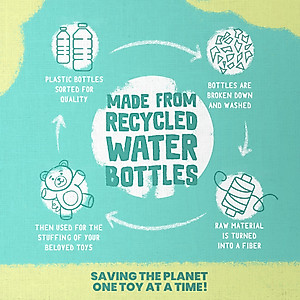 Snugarooz Lilly The Frog Dog Toy with Repair Patch – Soft & Durable Plush - Squeaker & Crinkle Sounds - Ideal for Medium Dogs - Fun & Safe Play