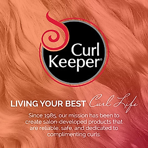 Curl Keeper Leave-In Conditioner - Lightweight Moisture for All Curl Types, Softens Hair with Silk Proteins for Shine, 12 Fl Oz