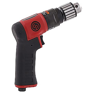 Chicago Pneumatic CP9285C - Air Power Drill, Hand Drill, Power Tools & Home Improvement, 3/8 Inch (10 mm), Keyed Chuck, Pistol Handle, 0.62 HP / 460 W, Stall Torque 4.1 ft. lbf / 5.5 NM - 3000 RPM