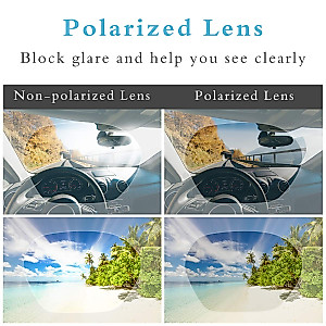 TINHAO Square Oversized Polarized Fit Over Sunglasses Over Glasses with Lightweight Large Frame for Woman Man (Amber leopard, Black)