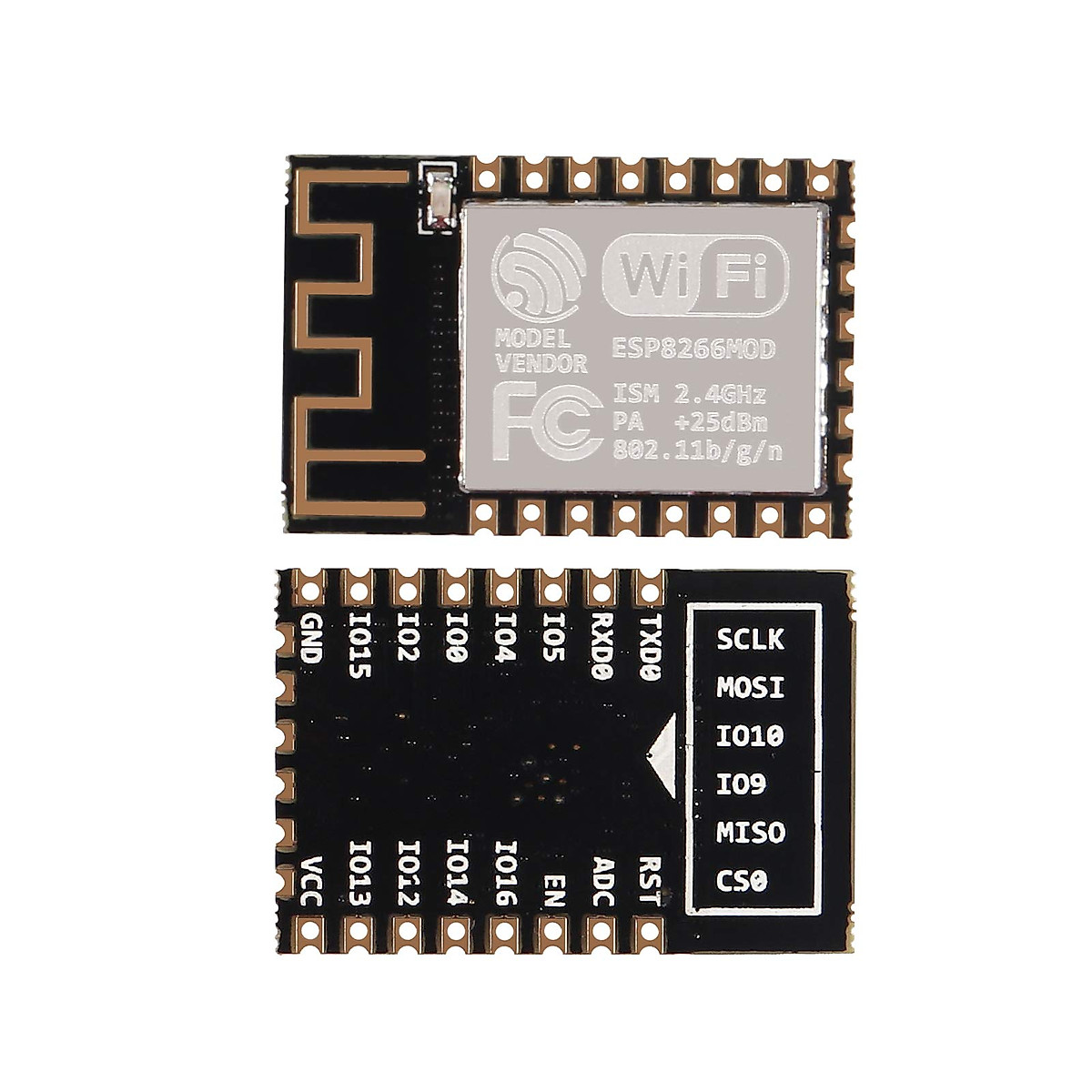 ACEIRMC ESP8266 ESP-12F WiFi Serial Module Microcontroller 802.11N Module Wireless Transceiver Remote Port Network Development Board for Arduino NodeMCU MicroPython (ESP-12F)