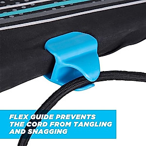 Minky Homecare Ergo Plus Prozone Ironing Board Made in UK Freestanding Full Size Iron Table with Heat Reflective Cover, Thick Felt Underlay and Large 48" x 15" Ironing Surface (Gunmetal and Blue)