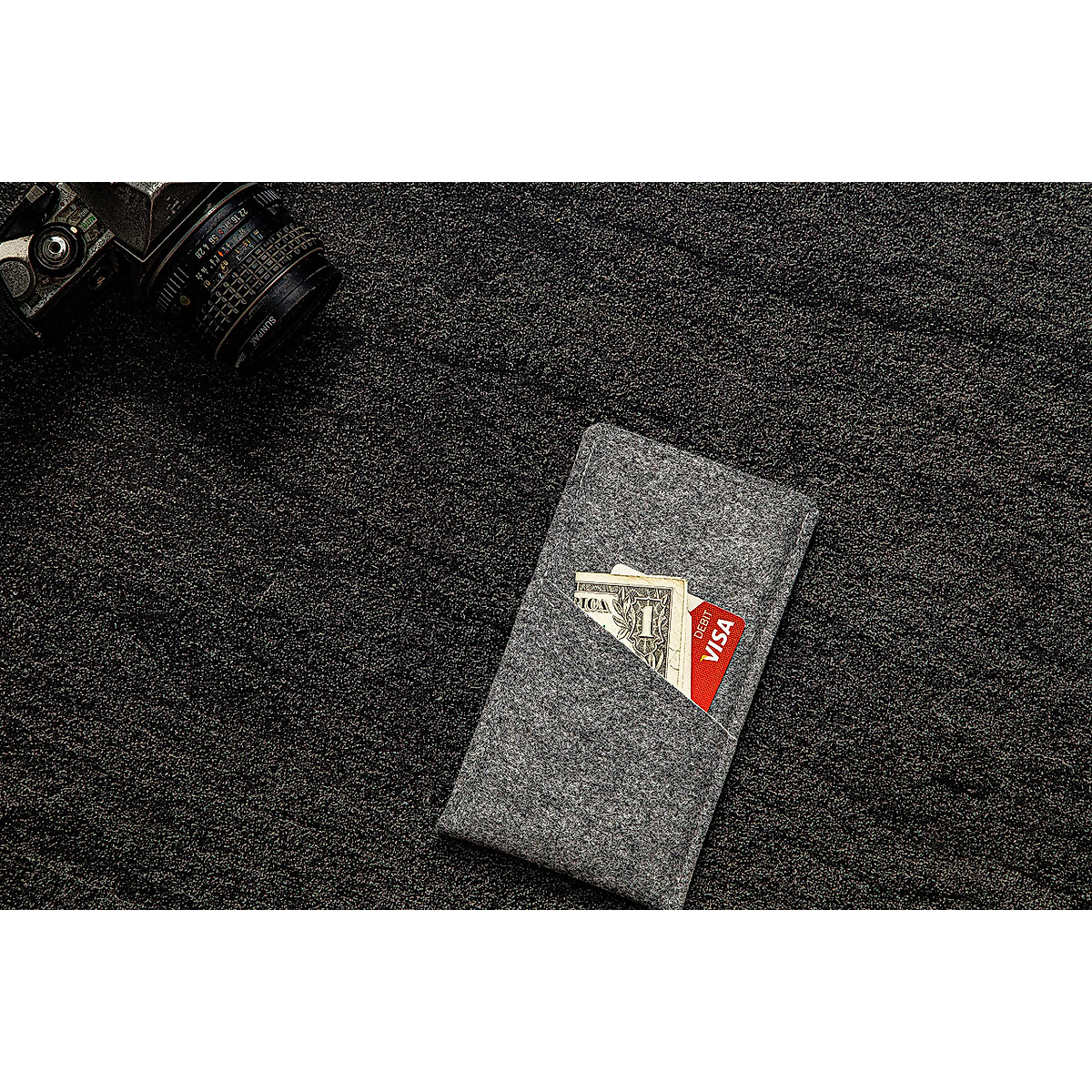 Google Pixel 8 Handmade Sleeve, Padded Cover with Cards Holder Slot, Cash Pocket, Google Pixel 8 Phone Wallet