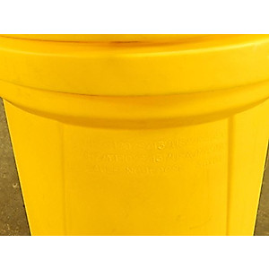Salvage Drum, Open Head, 30 gal, Yellow