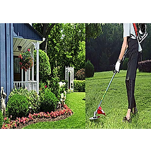 Trimmer Shoulder Strap Harness, Weed Eater Strap Harness + Weed Eater Strap Clamp, Comfort Strap Double Shoulder Garden, for Fits Trimmer Harness Shoulder Strap Garden Lawn Cutter Accessories