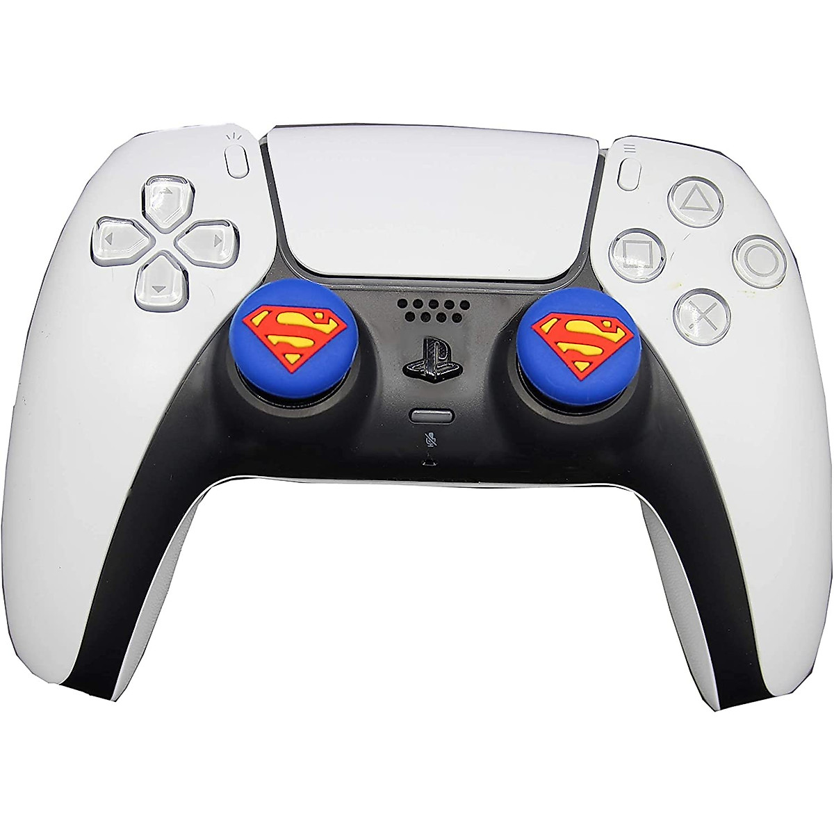 Esports Discounts DC Comics Controller Thumb Grip Silicone Caps Compatible for Playstation PS5 PS4 Pro Slim PS3 PS2 Xbox One Series S X Switch Controller Superman - Two Controller Pack