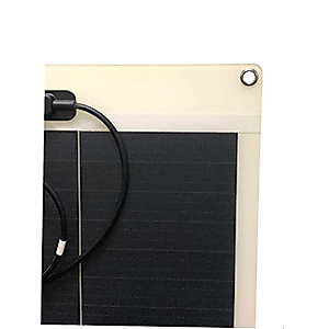 WindyNation 100W 100 Watt 12V Flexible Thin Lightweight Monocrystalline Solar Panel Battery Charger for RV, Boat, Cabin, Off-Grid Applications