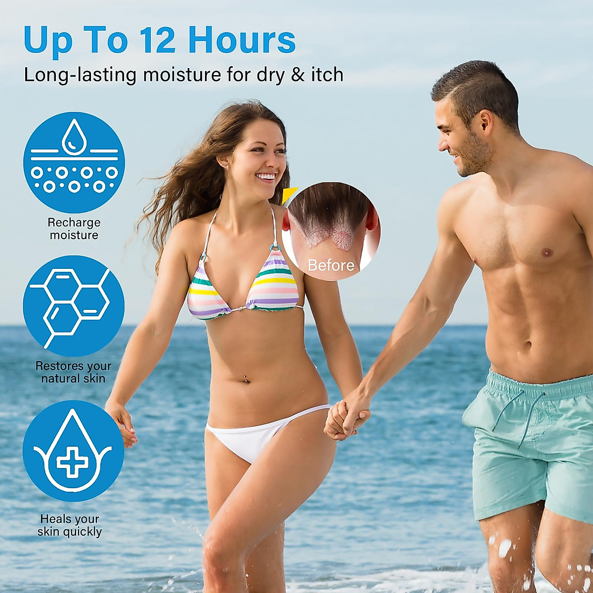 iTecFreely Jock Itch Cream, Powerful & Fast Jock Itch Cream, Jock Itch Care Extra Strength for Men & Women, Tinea Corporis, Itch Cream- 60g