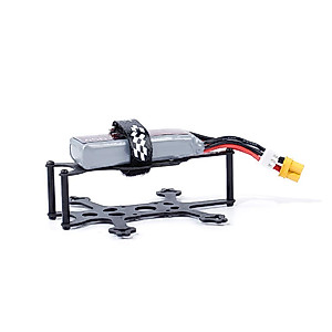 iFlight 5pcs RC LiPo Battery Straps 10x100mm Rubberized Straps Non-Slip for Tiny Whoop Quadcopters Indoor Micro FPV Racing Drone (Black)