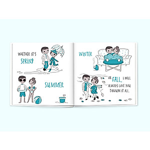 Personalized Book for Boyfriend, Girlfriend, Partner, Anniversary | Book of Us (Hardcover)
