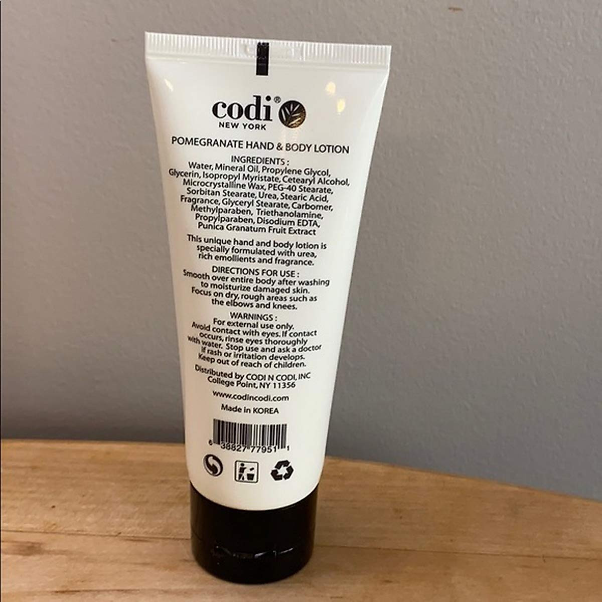 CODi Pomegranate Lotion - Body and Hand Lotion with Pump for Women and Men - Pomegranate Body Lotion with Wonderful Pomegranate Scent - Less Greasy, Quick Absorbent - 1 750ml Bottle and 2 100ml Tubes