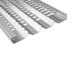 Kalomo 18 5/8" Stainless Steel Grill Heat Plates Heat Shield Burner Cover Tent Flame Tamer, DCS Radiant Tray BBQ Gas Grill Replacement Parts Repair Kit for DCS 36EBQAR, 27FSBQ, DCS48D-BQN, BGB30-BQRL