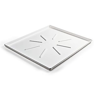 Camco 21007 20786 Low Profile Washing Machine Drain Pan, 30.5" x 34.5", White