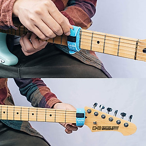 Guitar String Mute Dampener - Guitto Guitar Noise Reducer Dampener Universal Guitar Fretboard Muting Wraps Fit for Electric Wood Acoustic Guitar Bass Musical Instruments Accessory