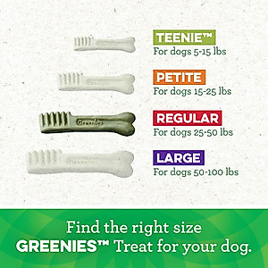 Greenies Natural Sweet Potato Flavor Dental Dog Treats 12 oz. Count of 12 Regular
