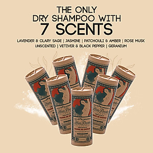 Lulu Organics Patchouli & Amber Hair Powder/Dry Shampoo - 4 oz